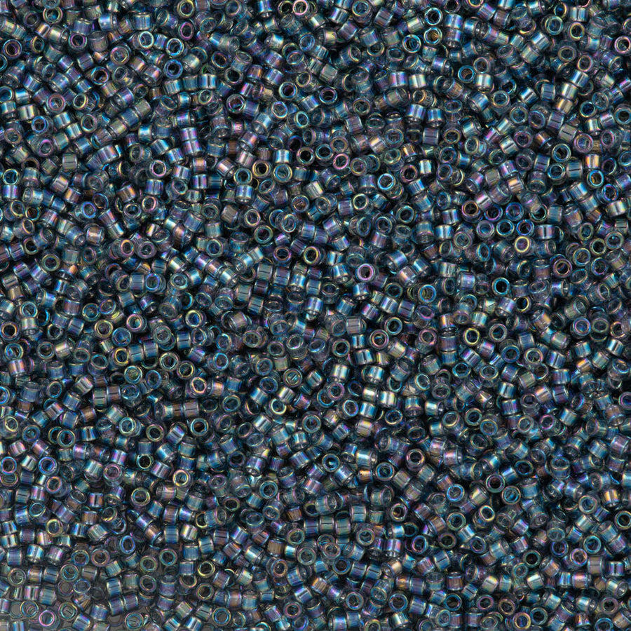 Miyuki Delica Seed Bead 11/0 Transparent Grey AB 2-inch Tube DB179 ...