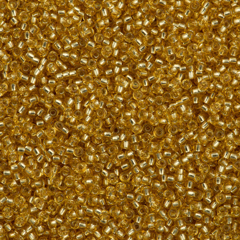 Miyuki Round 11/0 Silverline Gold #3 | Aura Crystals, LLC
