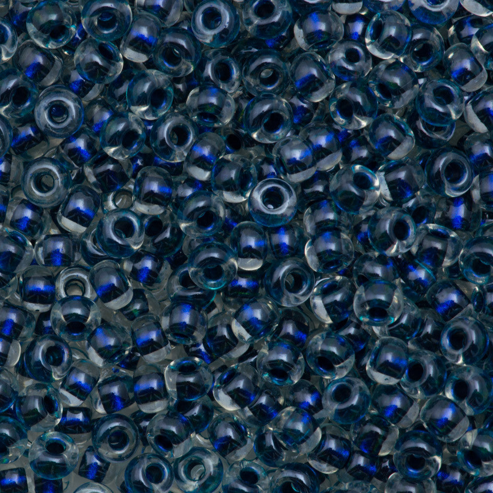 Miyuki Round Seed Bead 6/0 Magic Royal Aqua Lined Crystal 20g Tube (32 ...