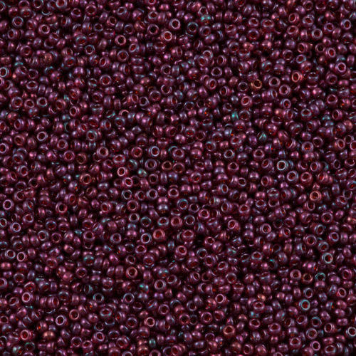 Miyuki Round 11/0 Purple Cranberry Gold Luster #313 – Aura Crystals, LLC