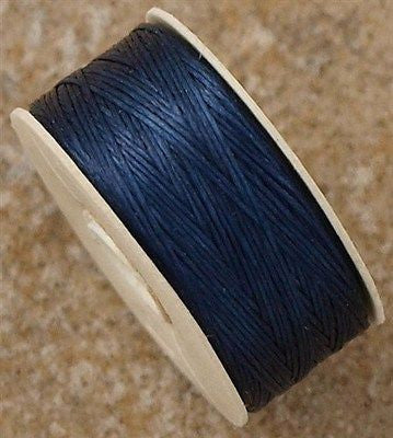 Size D Nymo Nylon Blue Thread 64 yard bobbin | Aura Crystals, LLC