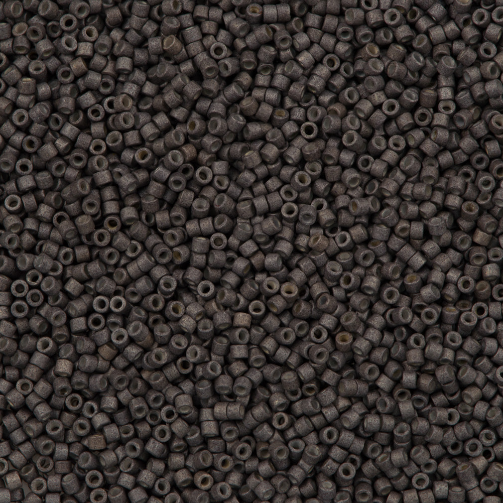 Miyuki Delica Seed Bead 11/0 Galvanized Matte Graphite 2-inch Tube DB1 ...