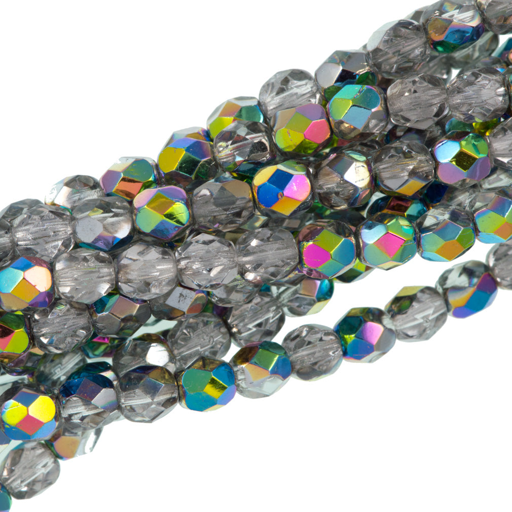 50 Czech Fire Polished 6mm Round Bead Crystal Marea 28001 – Aura ...