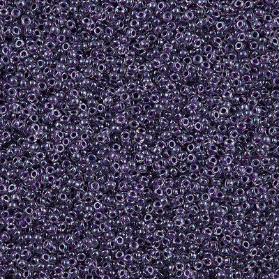 Miyuki Round Seed Bead 15/0 Inside Color Lined Royal Purple #223 – Aura ...