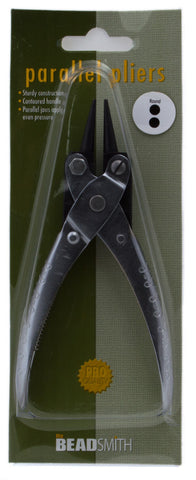 Round Nose Parallel Pliers with Spring | Aura Crystals, LLC