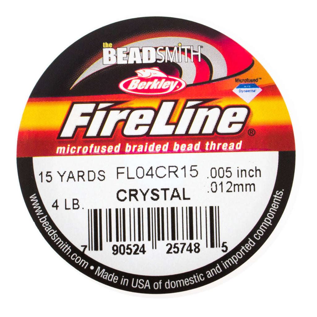 Fireline Crystal 4Lb Beading Thread 15 yard Spool | Aura Crystals, LLC