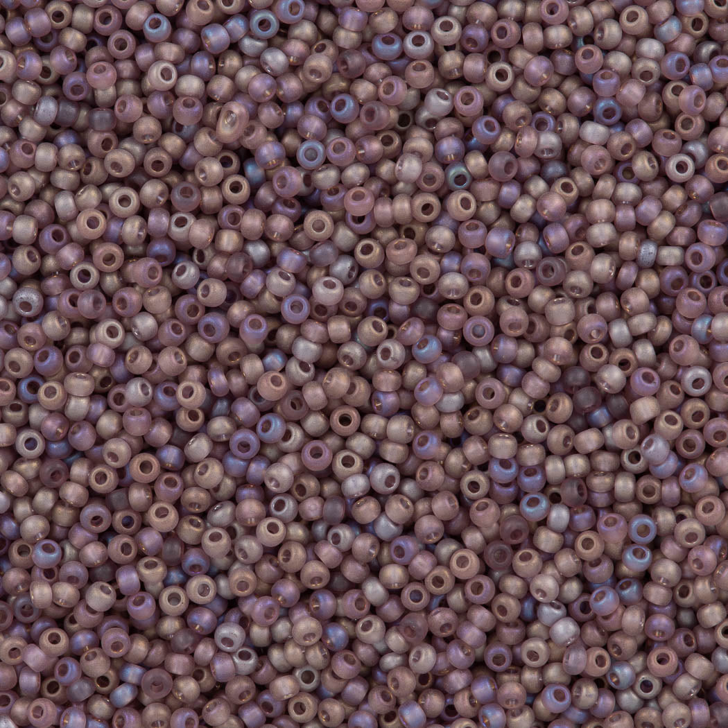 Czech Seed Bead 10/0 Transparent Light Amethyst Matte AB (21010M ...