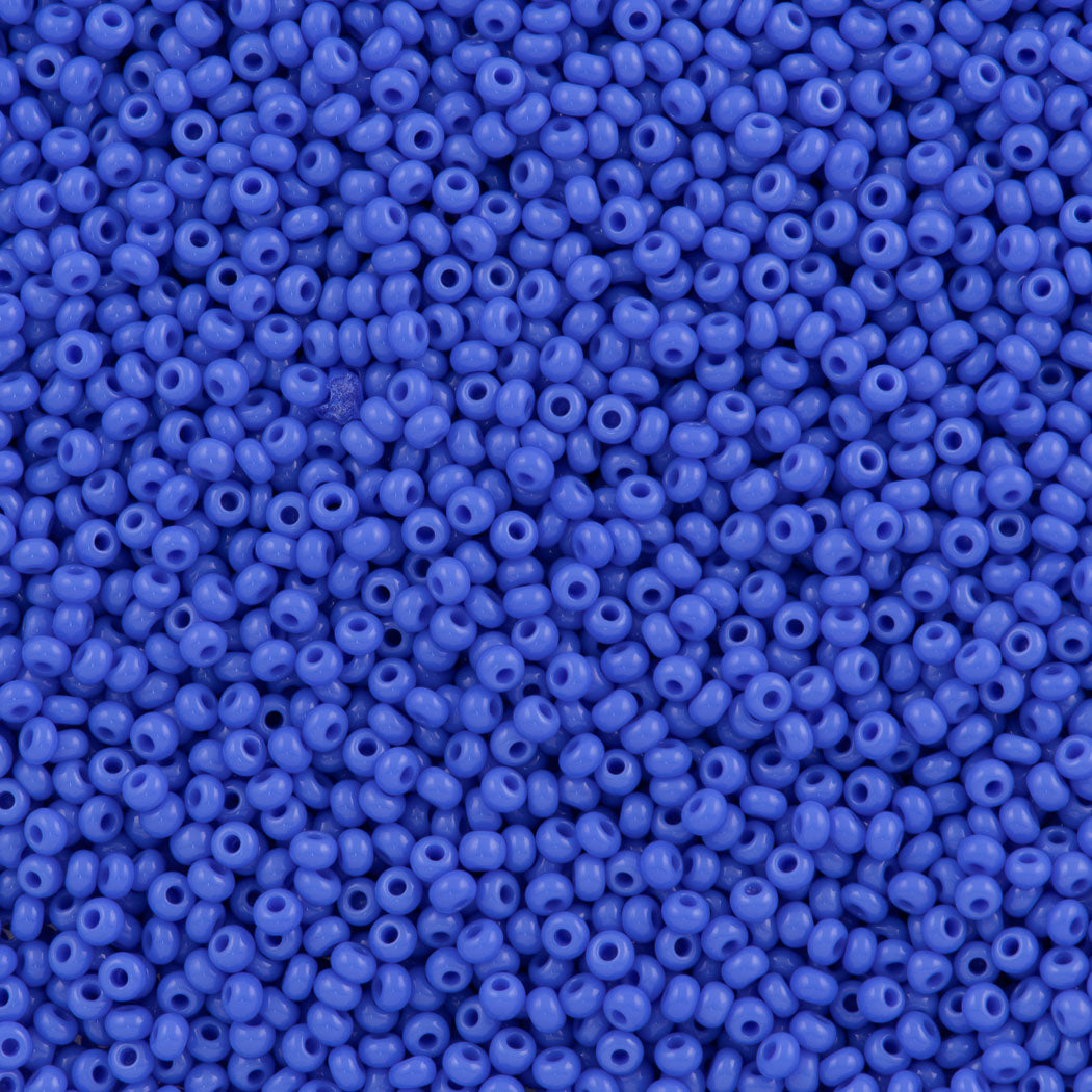 Czech Seed Bead 11/0 Opaque Medium Blue 2-inch Tube (33040) – Aura ...