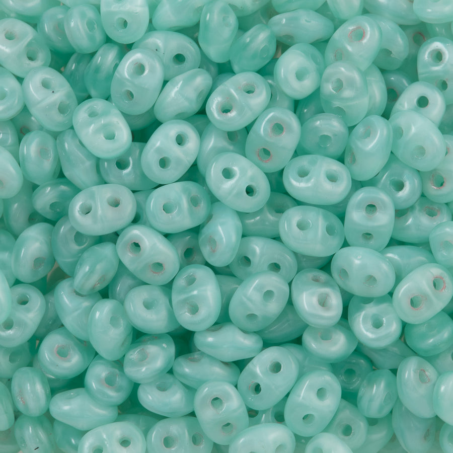 Super Duo 2x5mm Two Hole Beads Milky Peridot 22g Tube (61100) – Aura ...