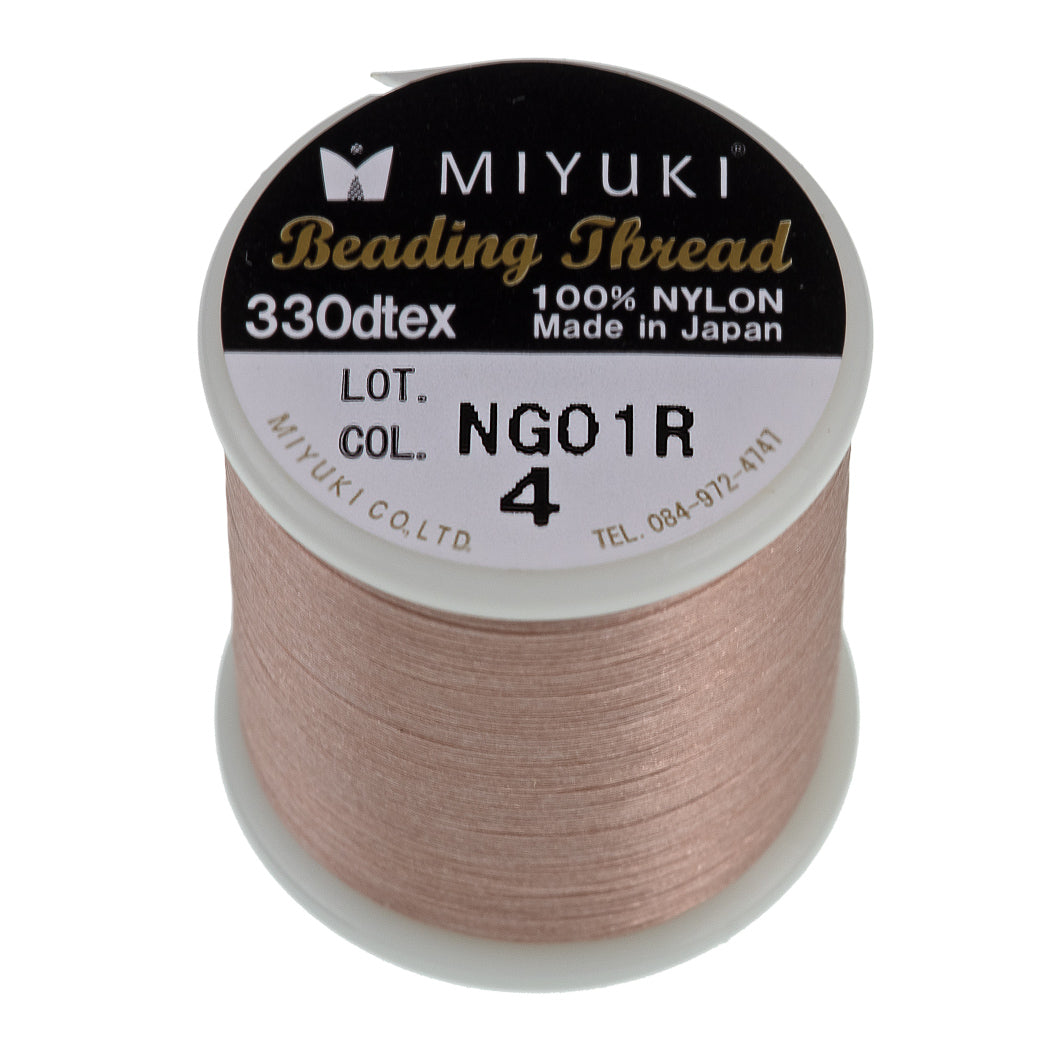 Miyuki Beading Thread Blush 50 Meter Spool 330dtex – Aura Crystals, LLC