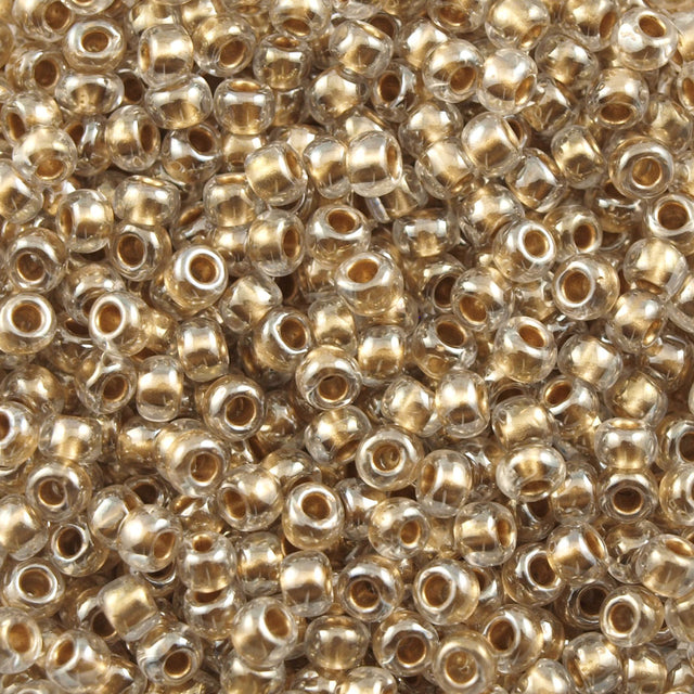 50g Toho Round Seed Bead 8/0 Gold Color Lined Crystal (989) – Aura ...